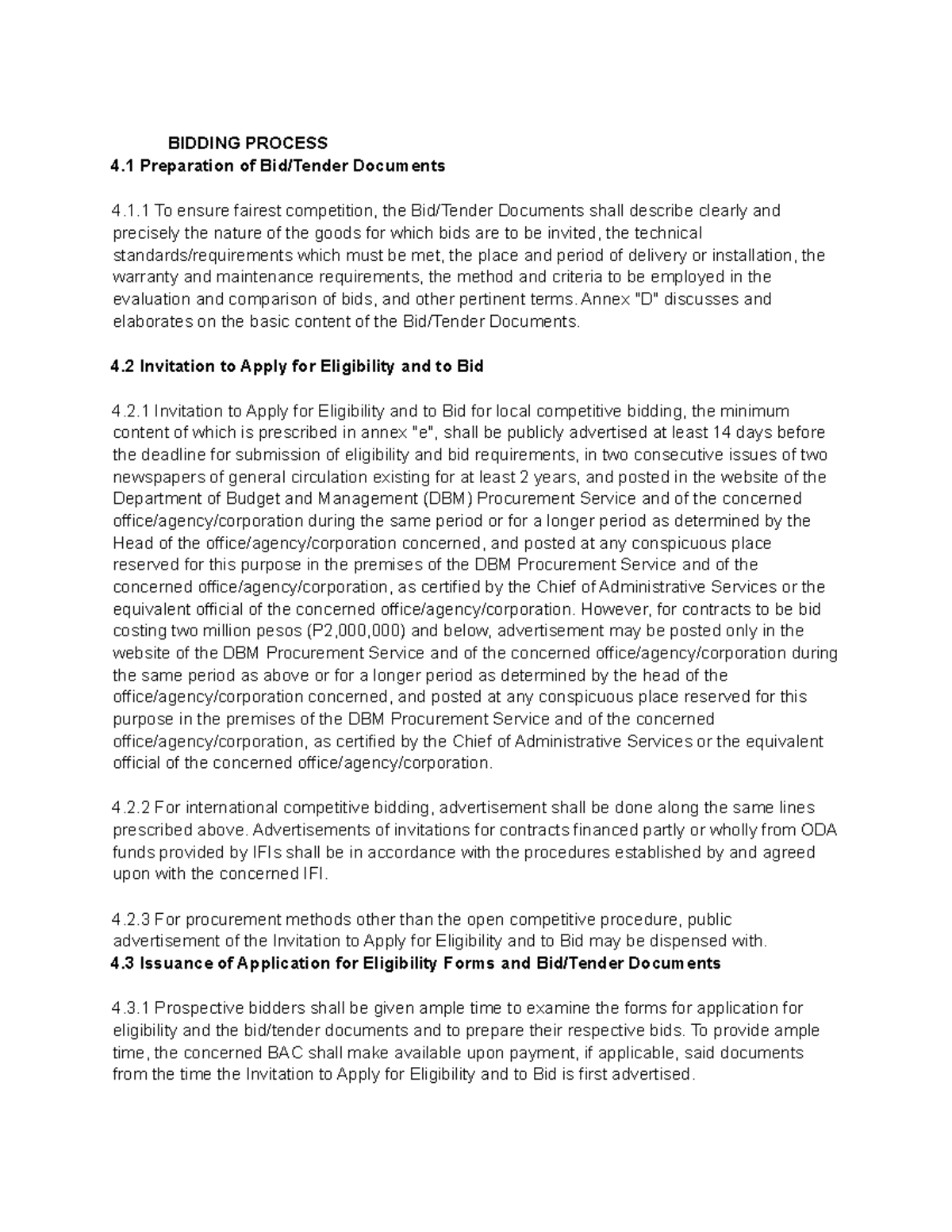 Comprehensive Guide to the Bidding Process for Contracts - Studocu