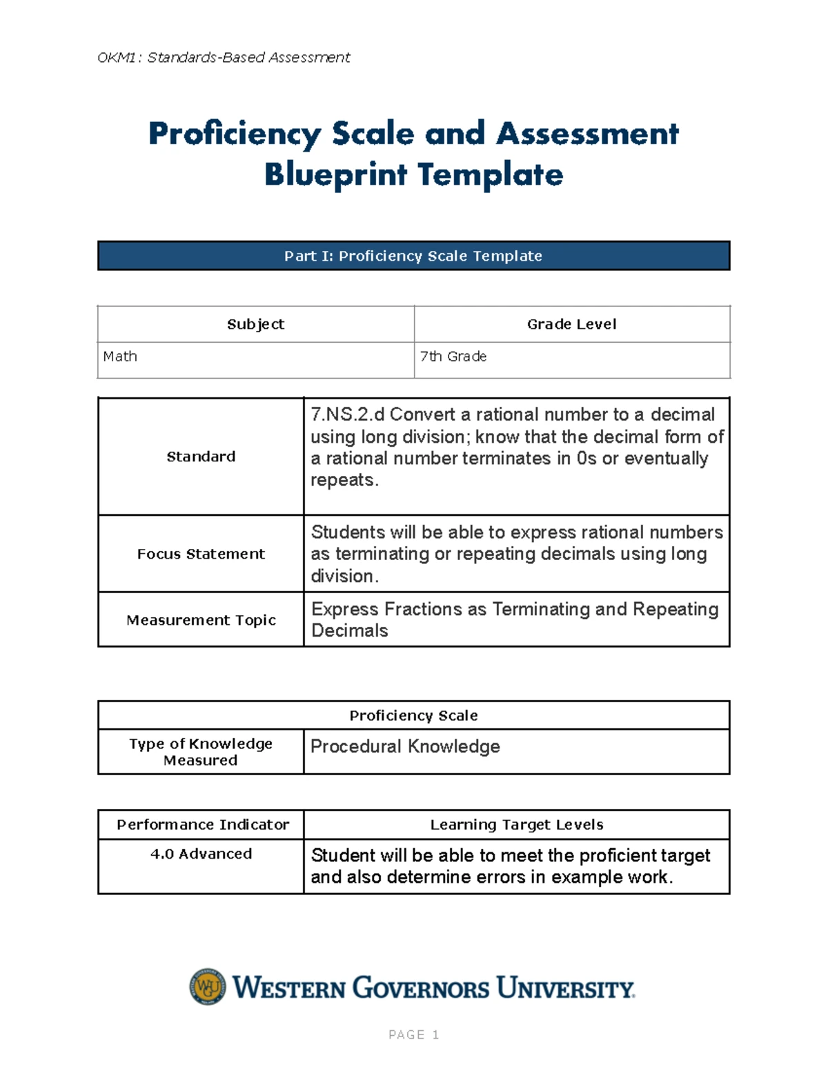 D184 Task 3: Analyzing Student Assessment Data and Proficiency Scores - Studocu