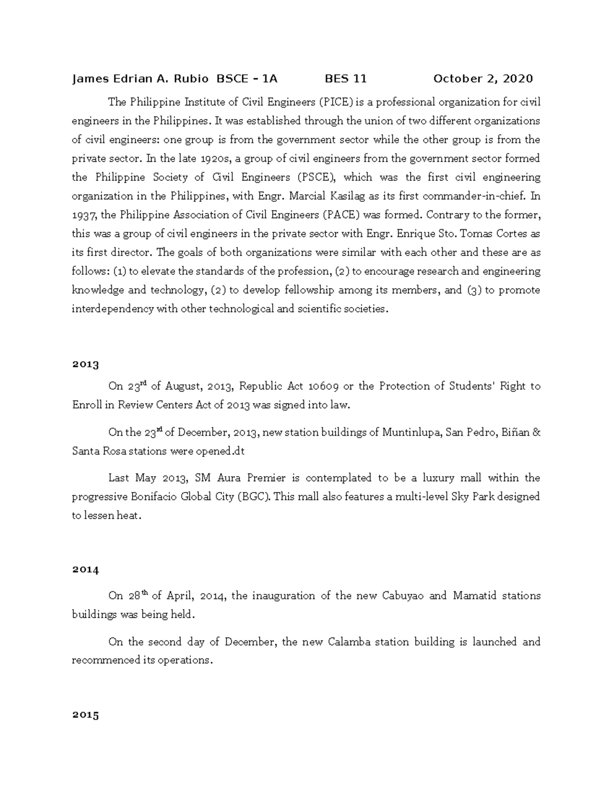 Module 2 - History OF Civil Engineering IN THE Philippines - MODULE 2 ...