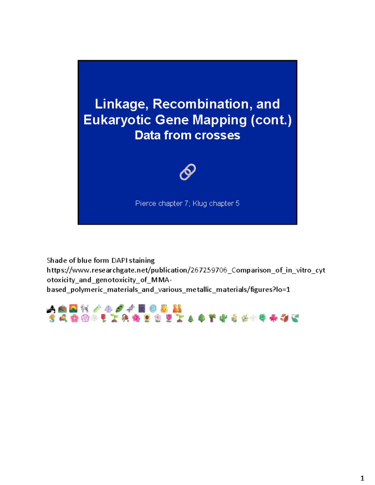Genetic Linkage and Recombination Frequency Analysis (BIOL 101) - Studocu