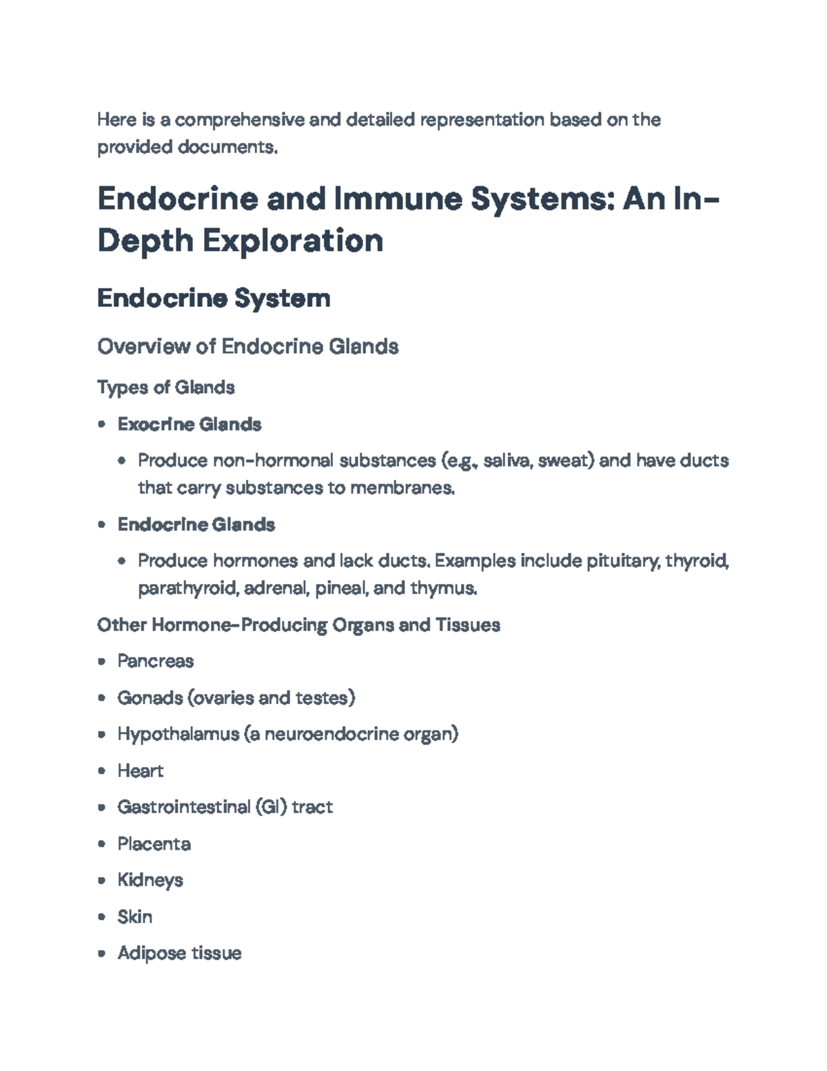 Endocrine and Immune Systems Overview: Functions & Interactions (BIO ...