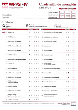 CDI - Guia completa y Cuestionario - Inventario de Depresión Infantil ...