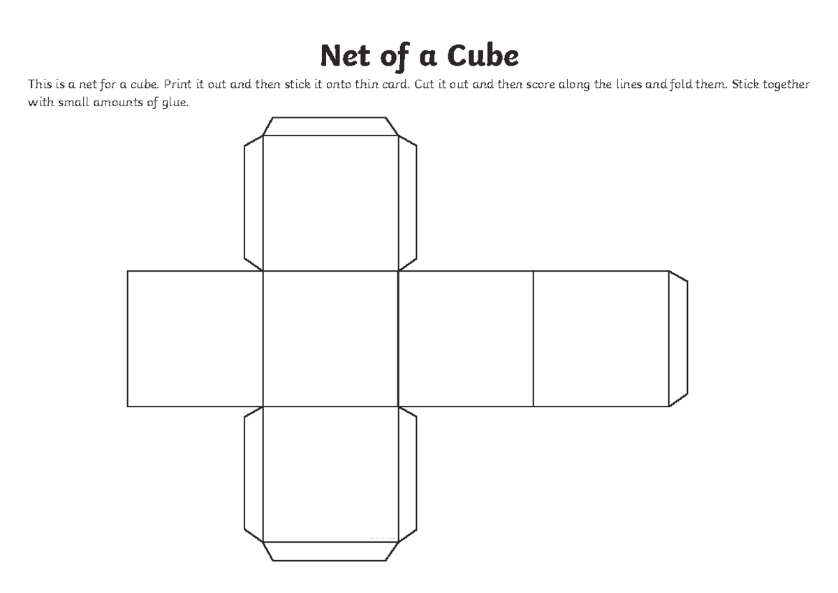 Cube Nets - Geometry Nets for Crafting and Learning - Studocu