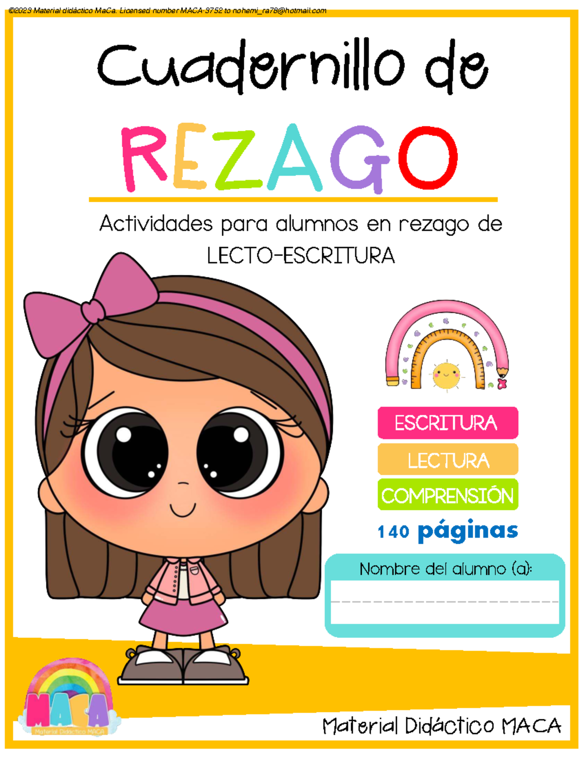 Cuadernillo de Rezago: Actividades de Escritura y Lectura - Studocu