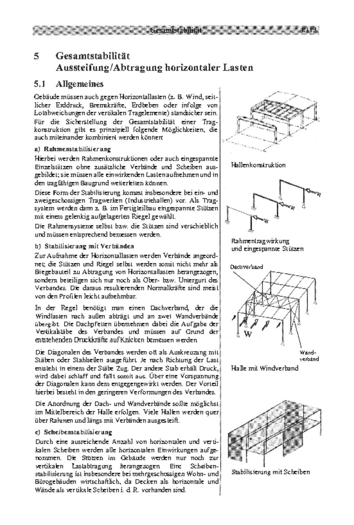 Gesamtstabilität und Aussteifung in Tragkonstruktionen (Bau 5) - Studocu