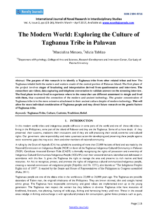 Indigenous Philosophy and Worldviews Spirituality - Indigenous ...