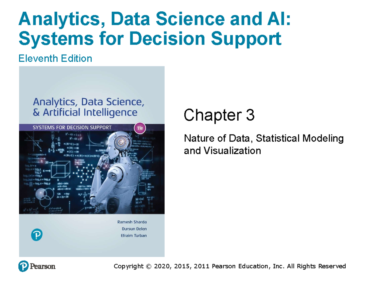 Analytics, Data Science & AI: Decision Support Systems - Ch 3 - Studocu