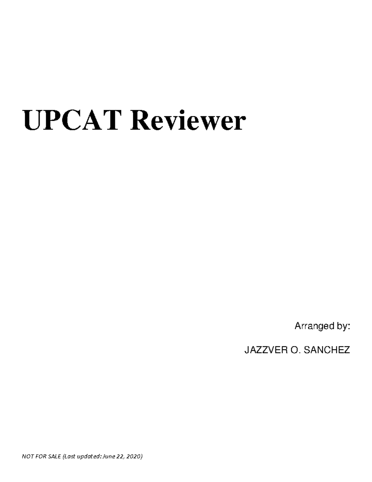 UPCAT - Exam reviewer for upcoming exams - Architecture, Engineering ...