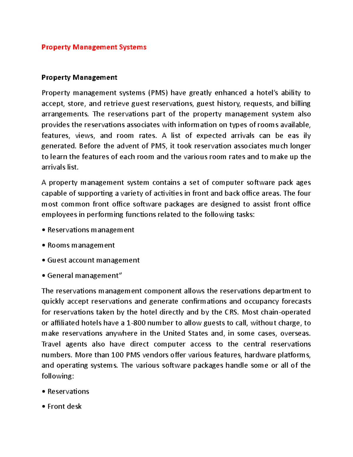 Property Management Systems - Property Management Systems Property ...