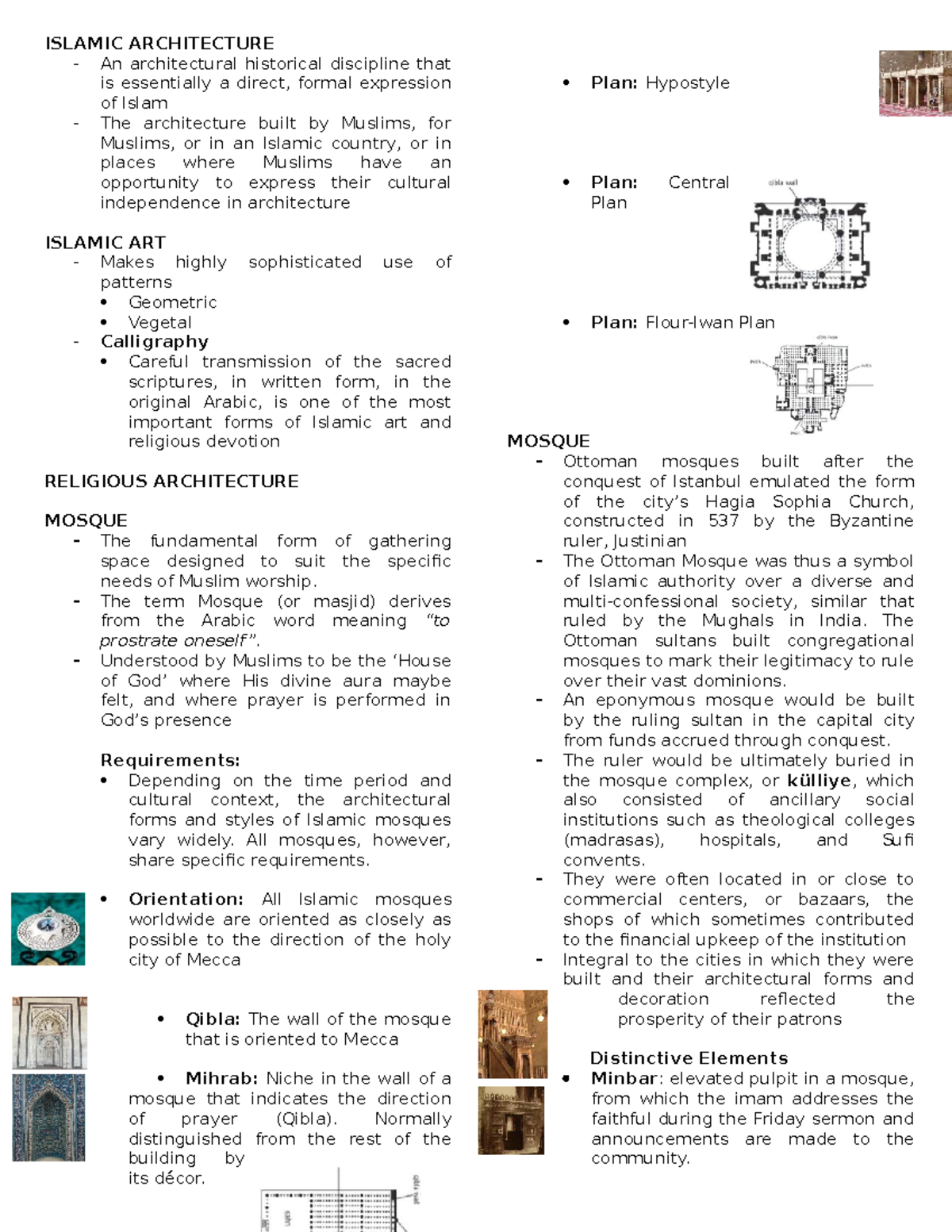 ISLAMIC ARCHITECTURE: A Study of Historical and Religious Structures ...