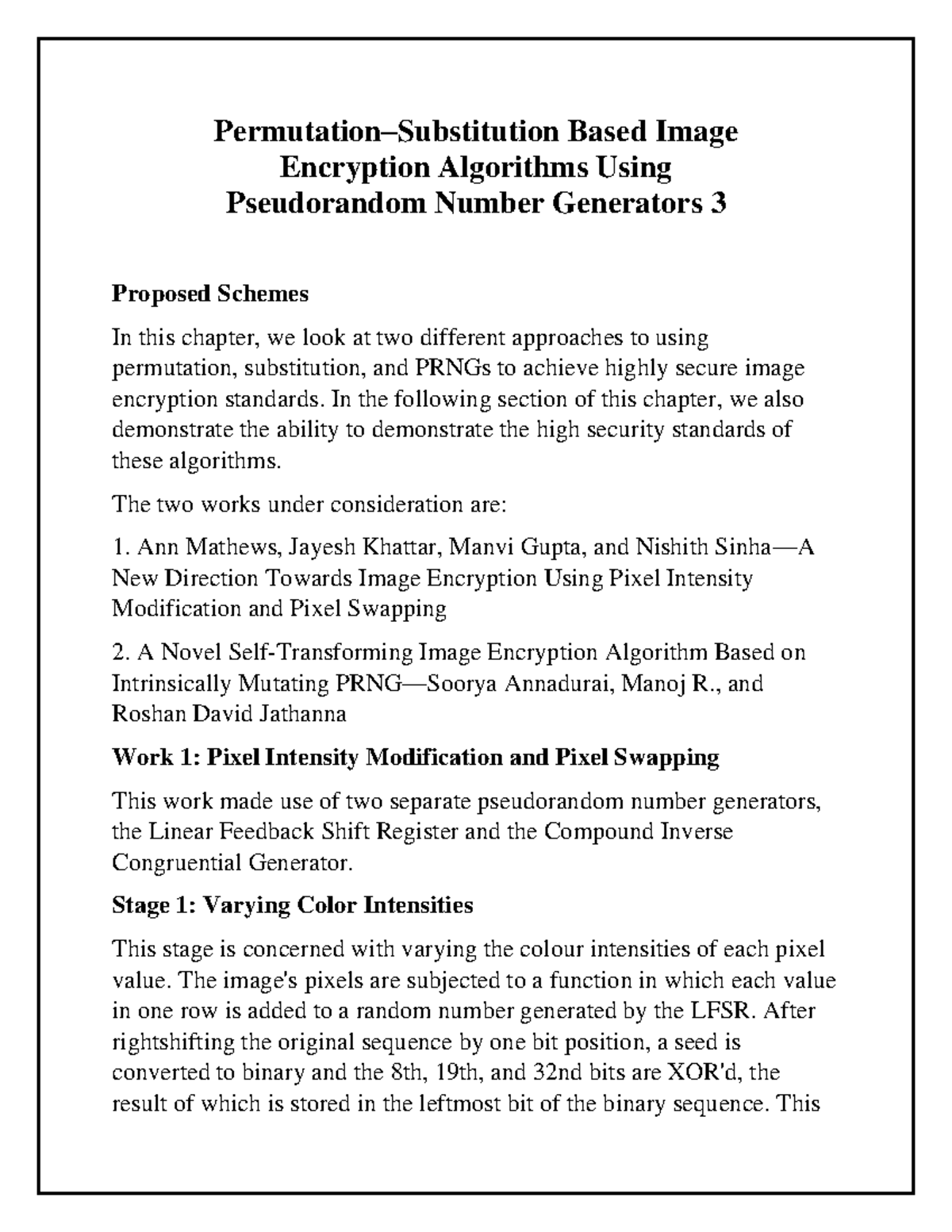 Permutation 3 - Permutation–Substitution Based Image Encryption ...