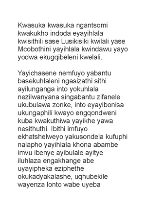 [Solved] What causes Nguni languages isiSwati isiZulu and isiXhosa ...