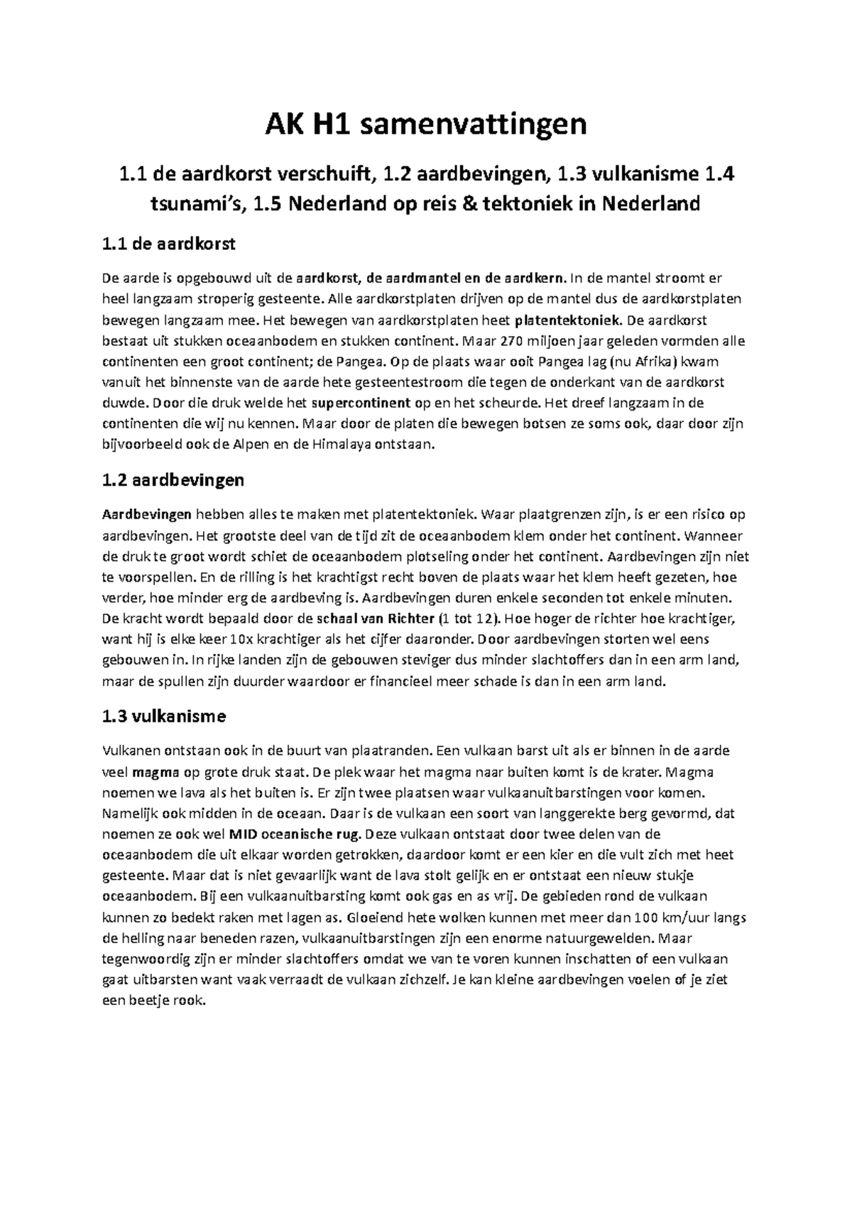 Aardrijkskunde - Hoofdstuk 4 Samenvatting en Belangrijke Concepten ...