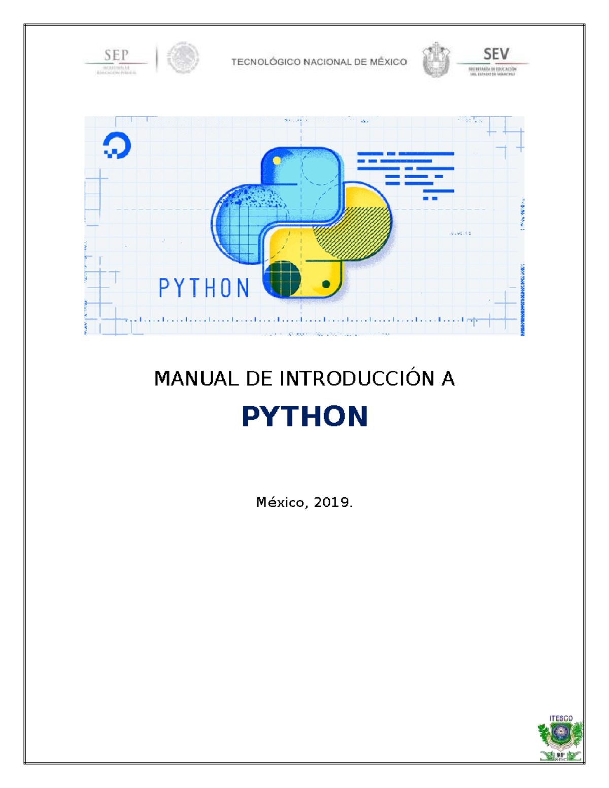 Manual de Introducción a Python - ITSC 2019 - Studocu