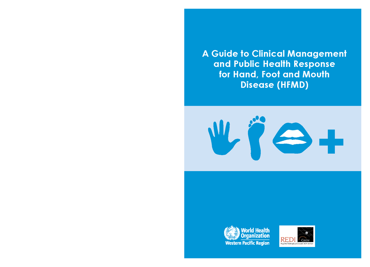 HFMD WHO - WHO - Guideline of HFMD - A Guide to Clinical Management and ...