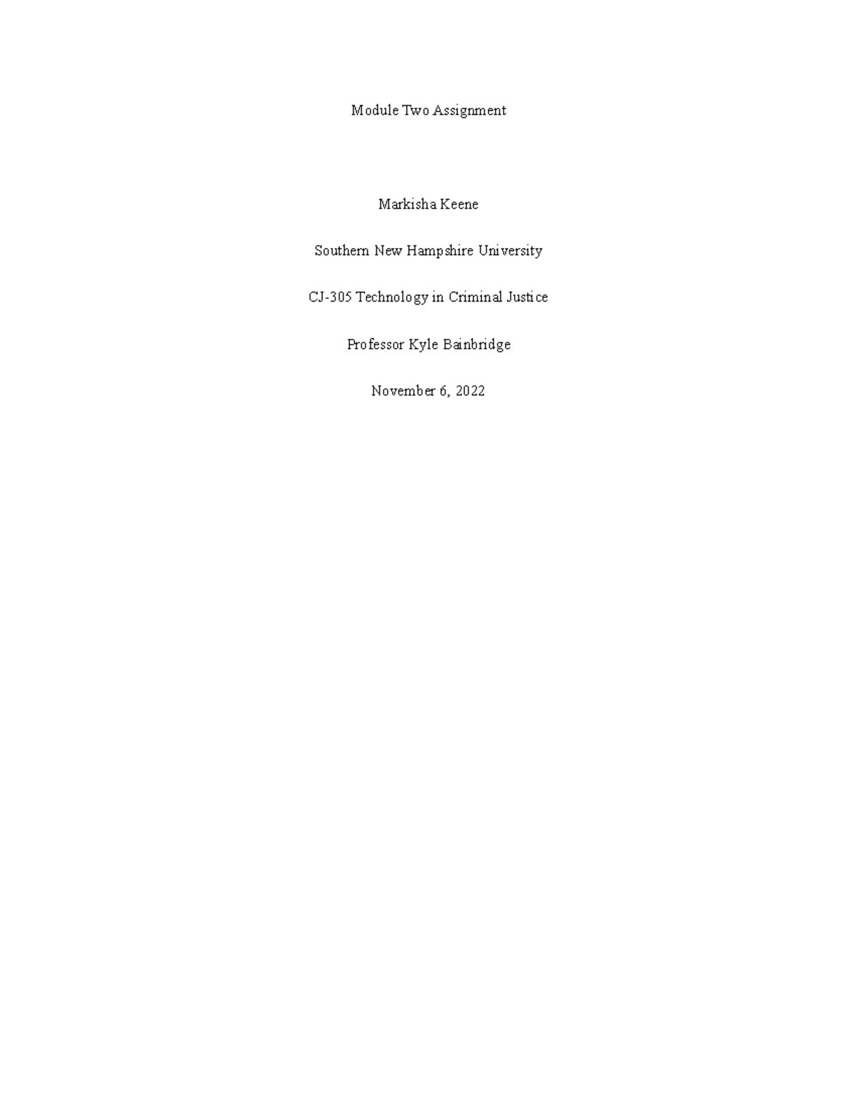 CJ 305 Module Two Assignment: Analyzing Santa Cruz Crime Data - Studocu