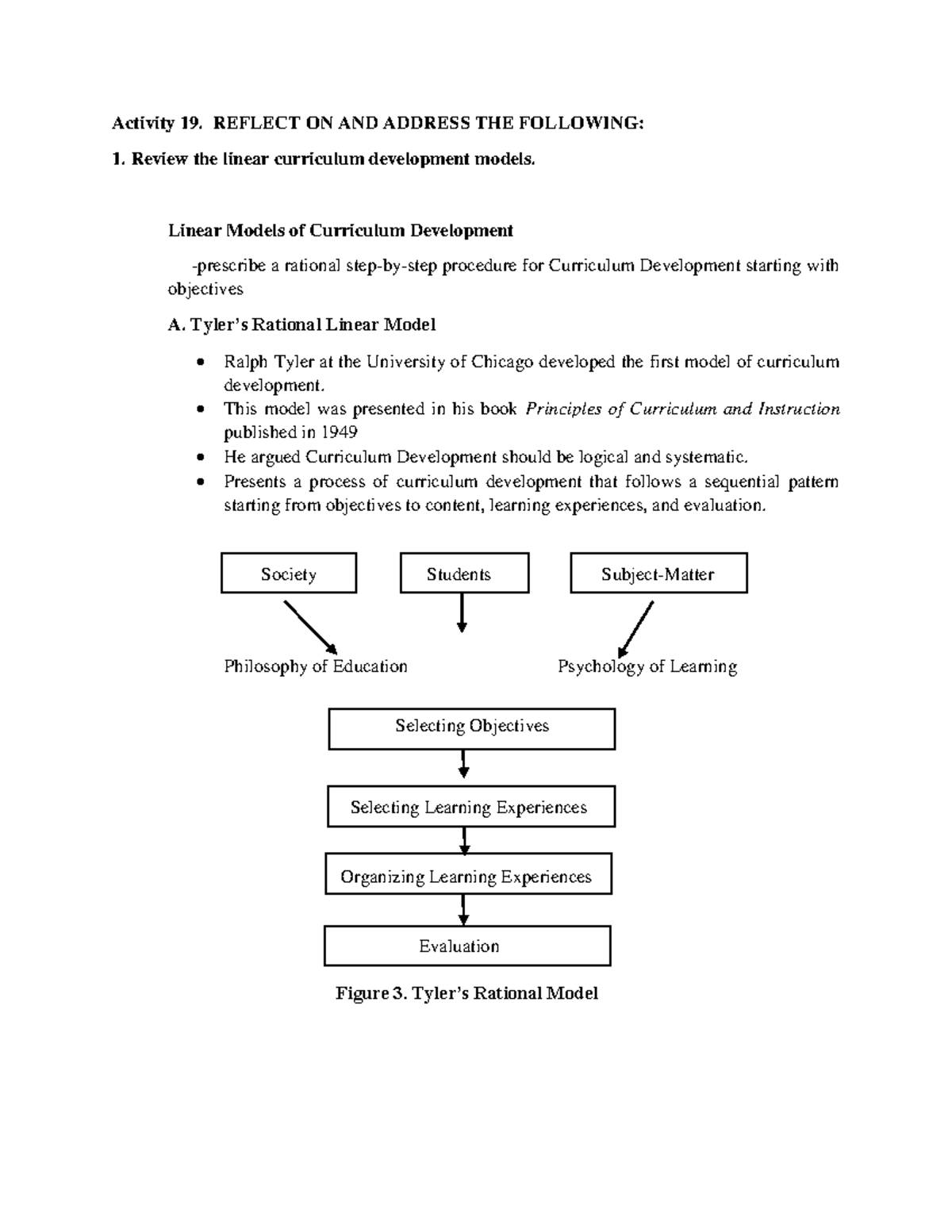 Reviewer-linear-model - Activity 19. REFLECT ON AND ADDRESS THE ...