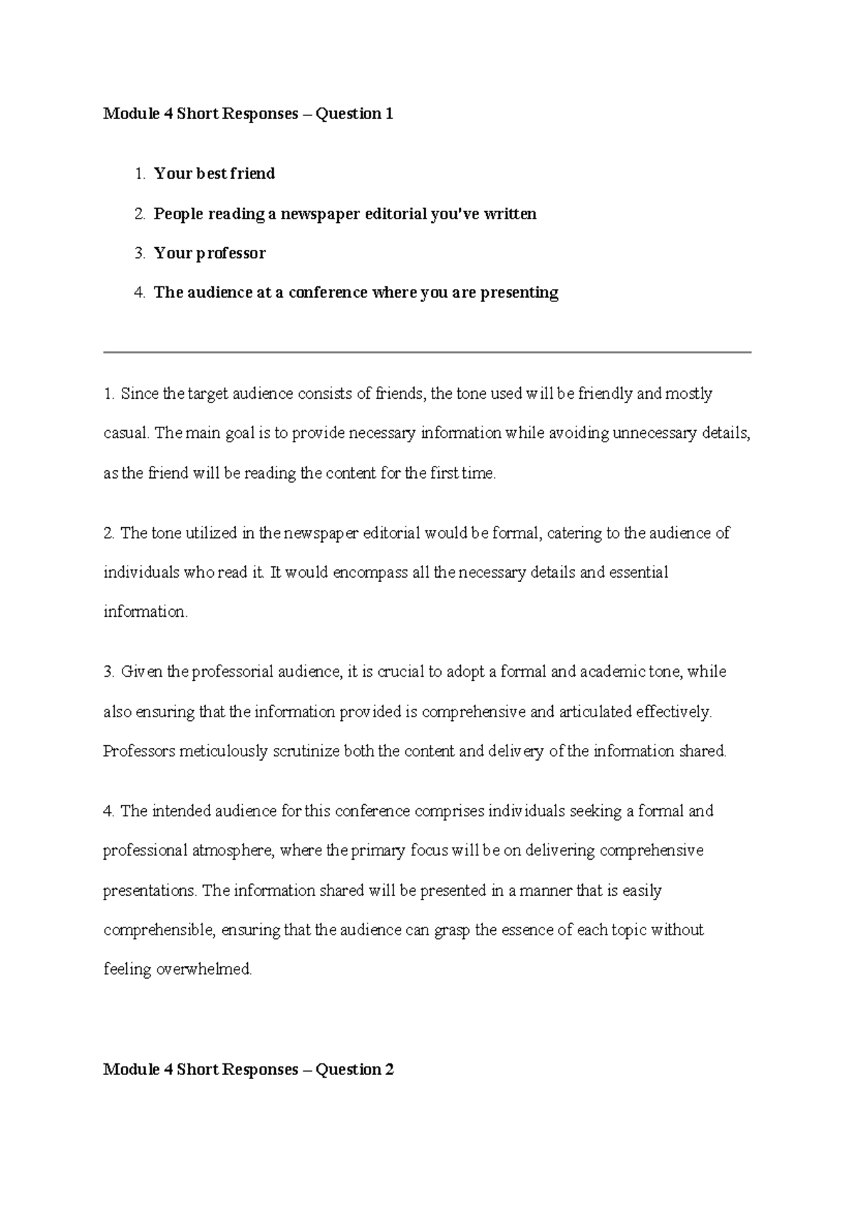 Module 4 Short Responses - Module 4 Short Responses – Question 1 1 ...