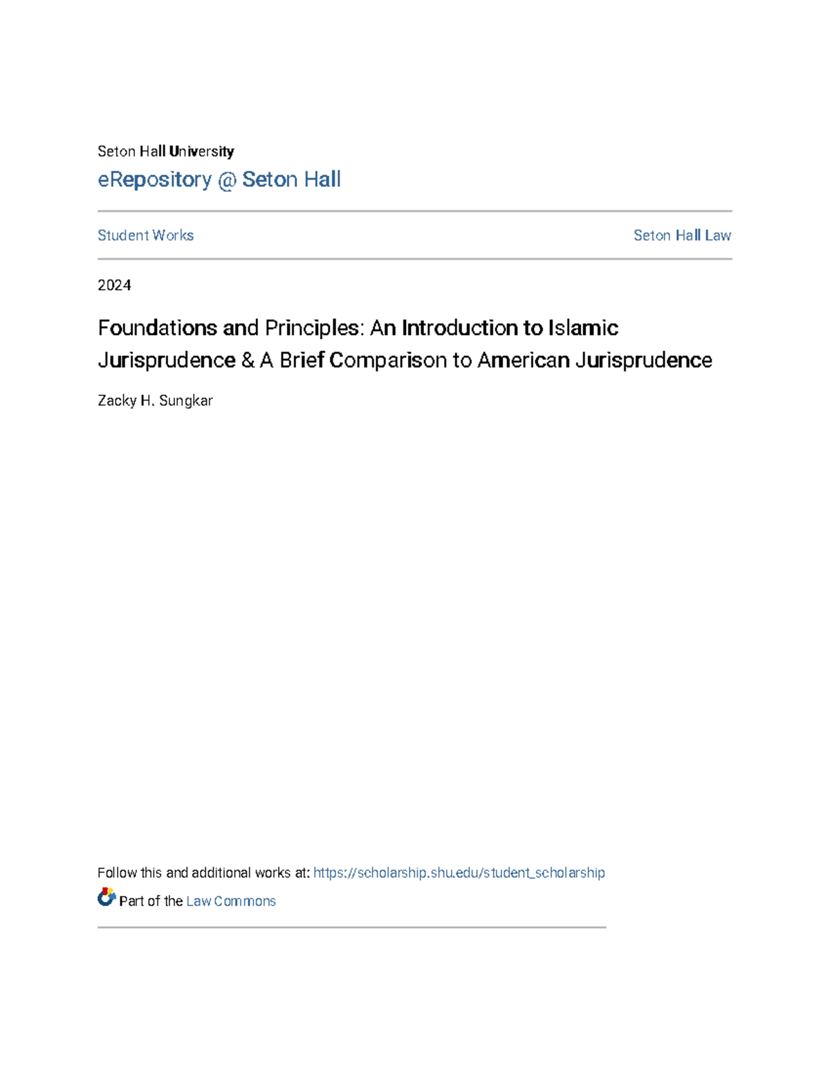Foundations and Principles An Introduction to Islamic Jurisprude ...