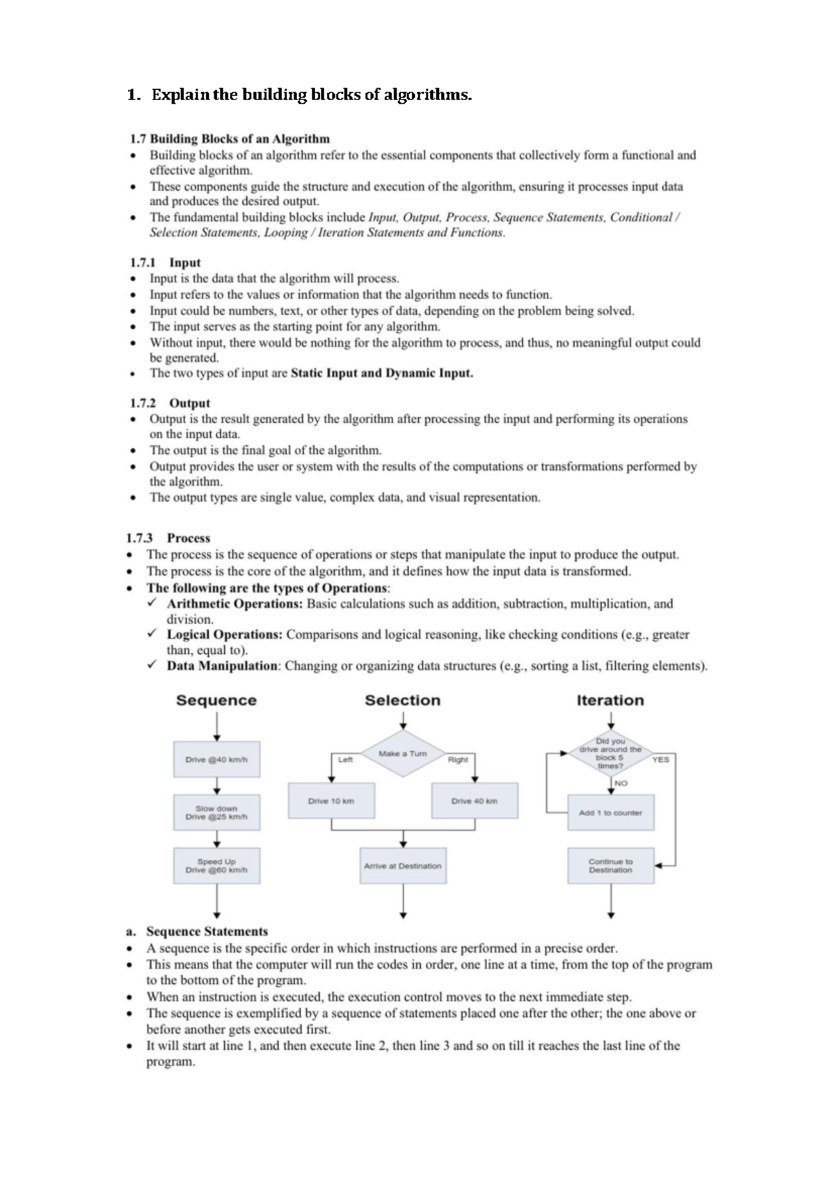 UNIT 1 PART B - Algorithms and Recursion in Python Programming - Studocu
