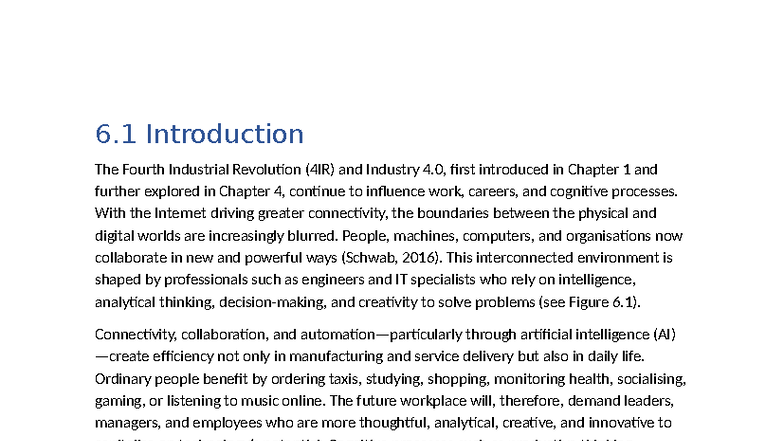 Chapter 6 - Cognitive Processes in the Fourth Industrial Revolution ...