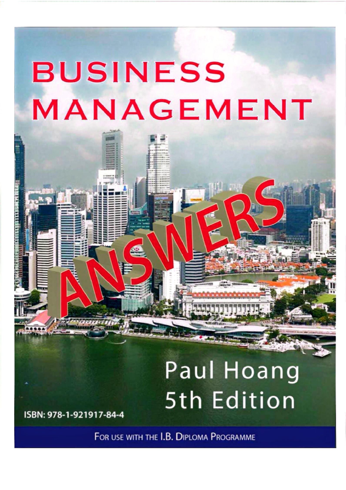 Business Management - Exam Style Answers - Paul Hoang - 5th Edition ...