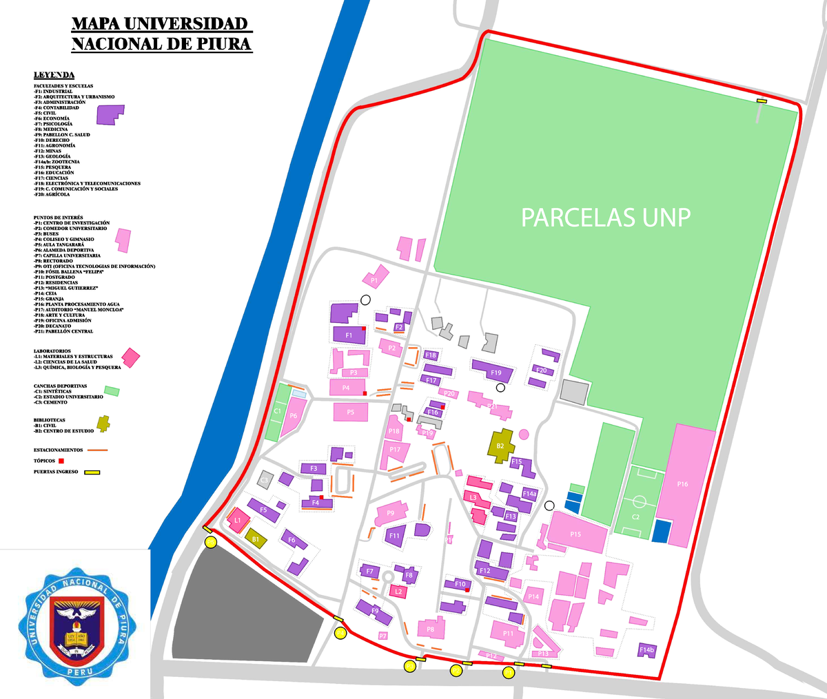 MAPA Final UNP: Facultades y Escuelas de la Universidad Nacional - Studocu