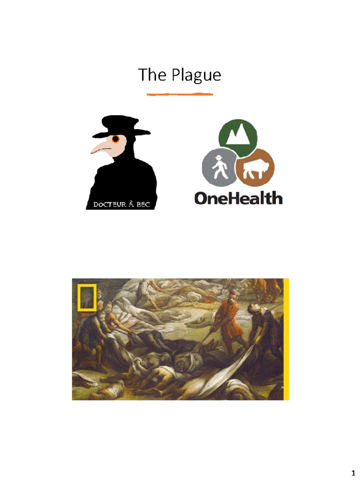 Plague 2 Slides: Understanding Yersinia pestis and Its Impact - Studocu