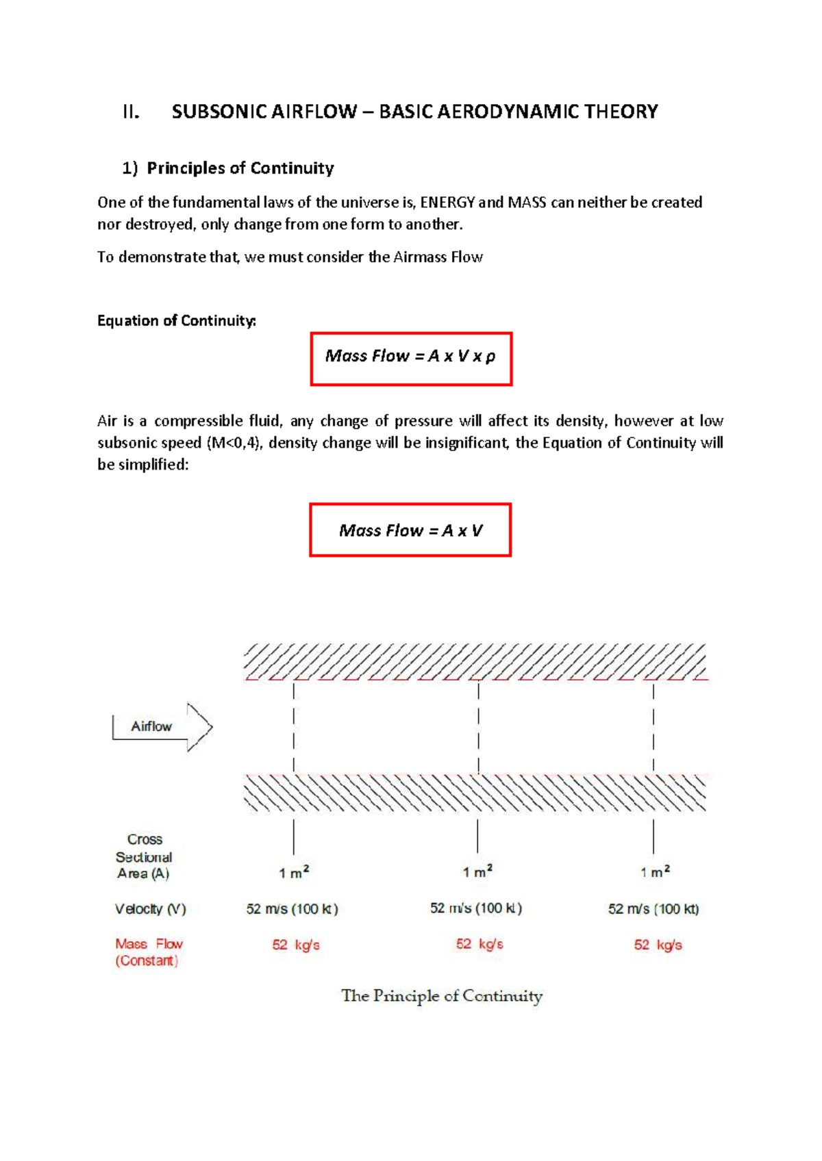02 AER 101 Final Exam Notes: Subsonic Airflow Fundamentals - Studocu