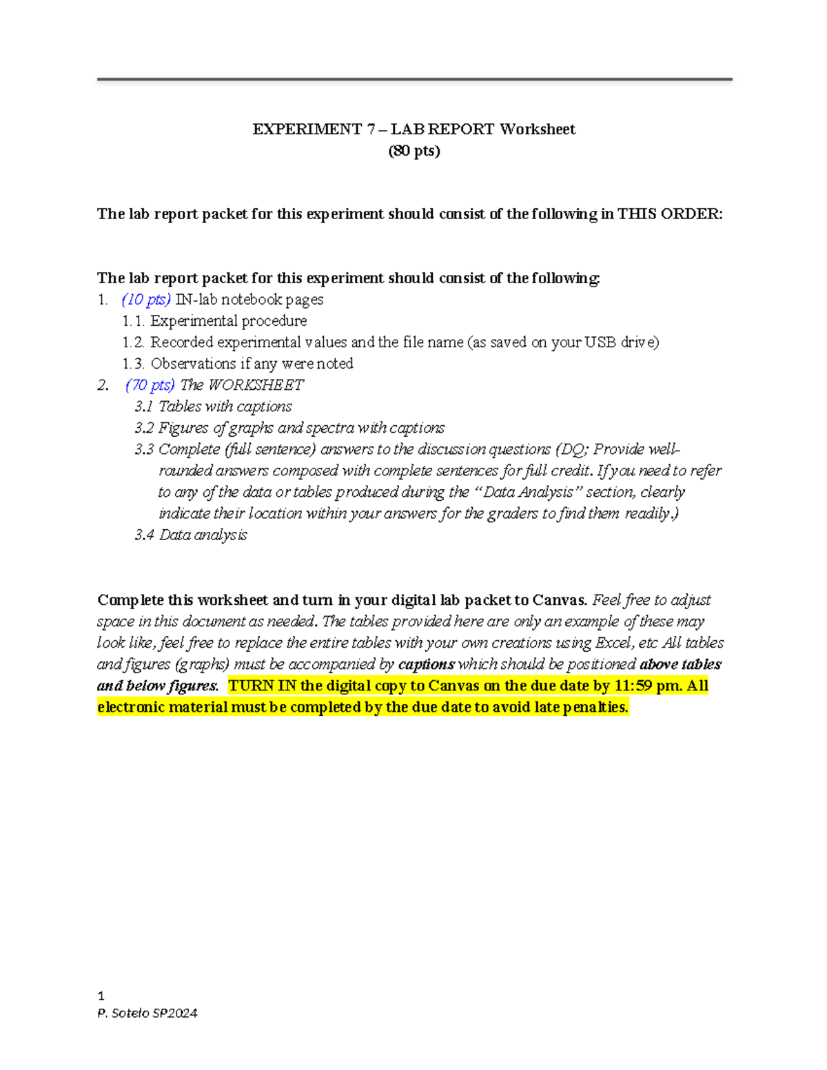 E7 acid base titration worksheet - EXPERIMENT 7 – LAB REPORT Worksheet ...