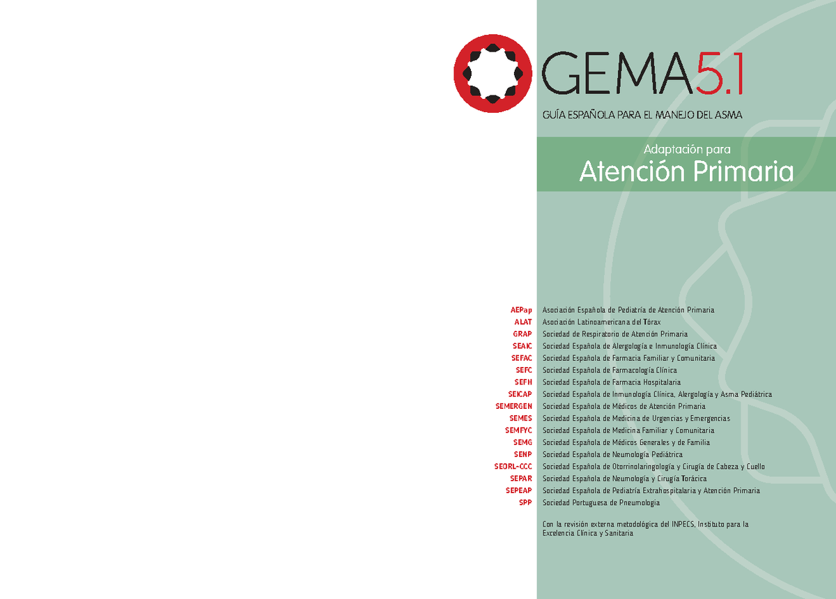 Guía GEMA 5.1: Manejo del Asma en Atención Primaria - Studocu