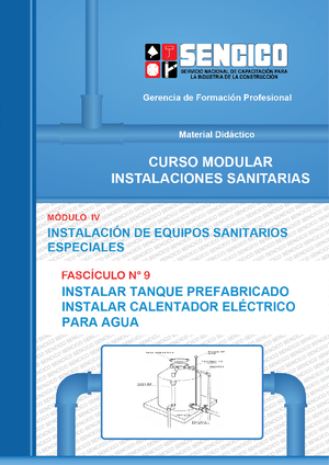 Manual DE Lectura DE Planos INST. Sanitarias Sencico - instalaciones sanitarias - Studocu