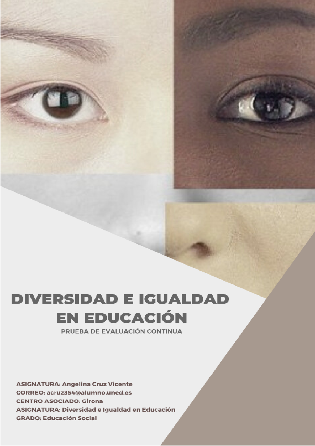 PEC Diversidad e igualdad - INDICE de la Asociación Gitana de Mujeres RECURSO A. Visionado 17º ...