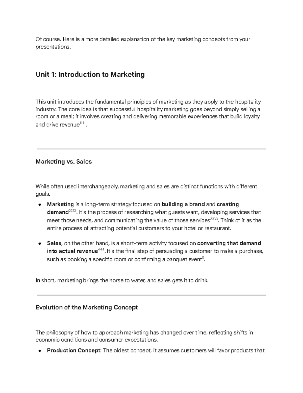 Fundamentals of Marketing Skills - Unit 1 Overview - Studocu