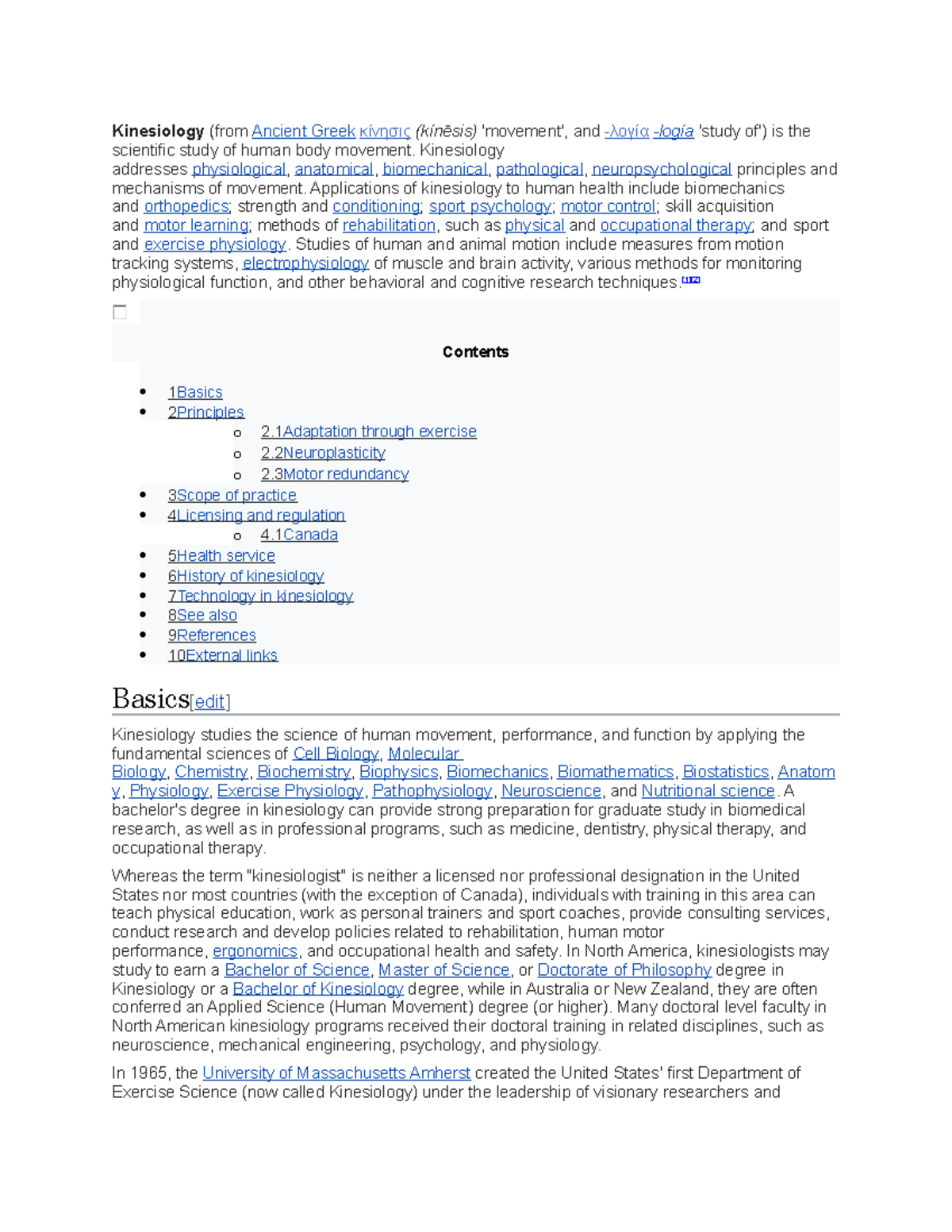 Kin - notes - Kinesiology (from Ancient Greek κίνησις (kínēsis ...