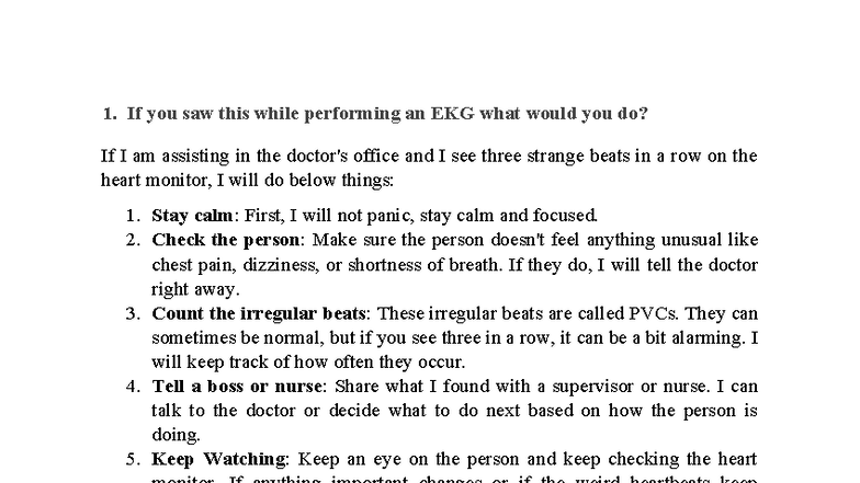 EKG12 - Responding to Irregular Heartbeats: PVCs & VTach Protocols ...