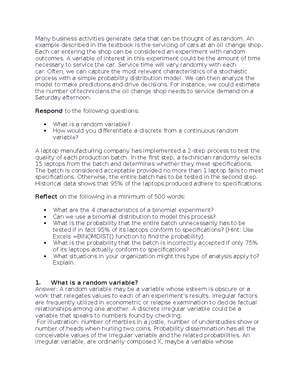 Wk 4 Summative Assessment Predictive and Qualitative Analysis Report - Subject: Preliminary ...