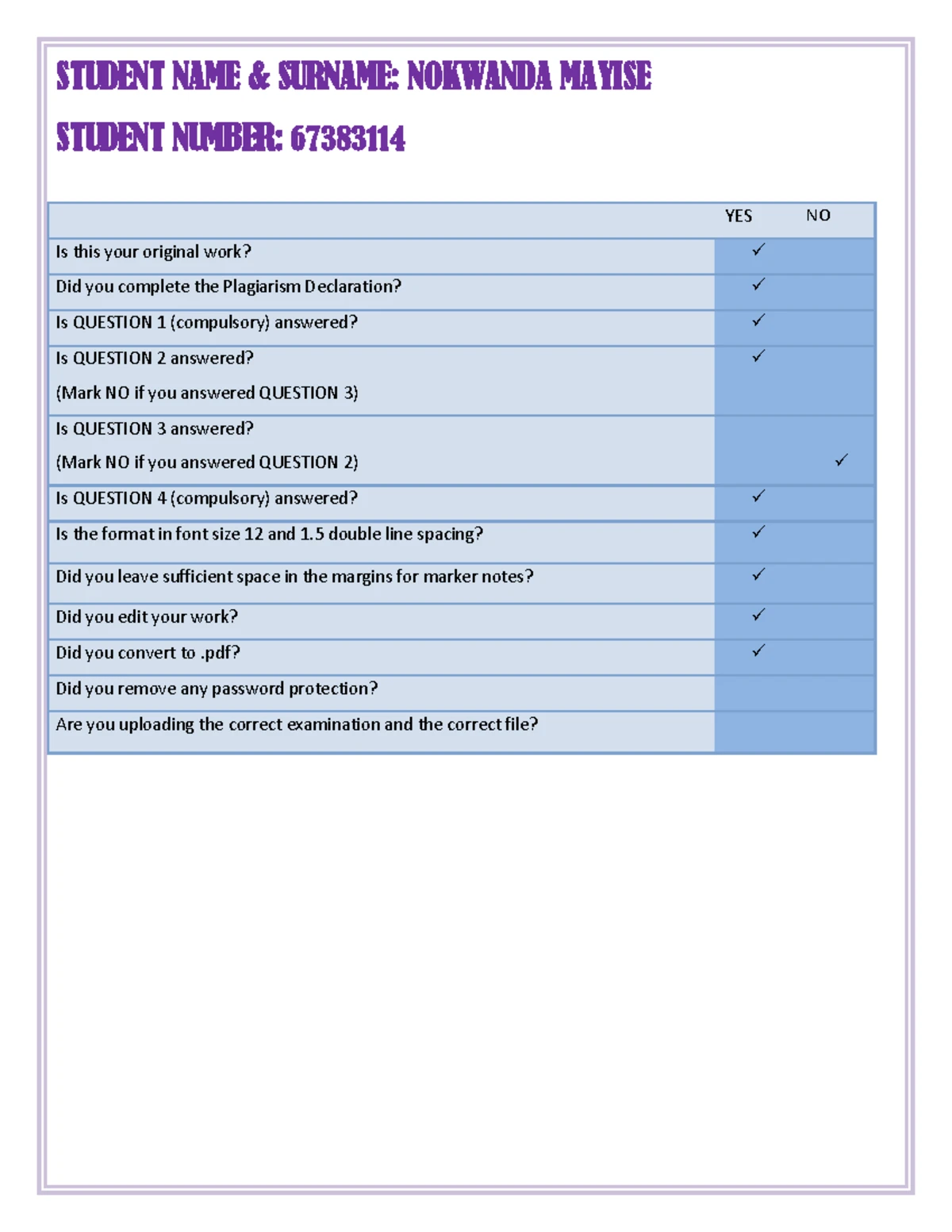 ENN1504 Assignment 01 S1 - 62829661 SETHOKGA LESEDI ENN ASSIGNMENT 01 ...