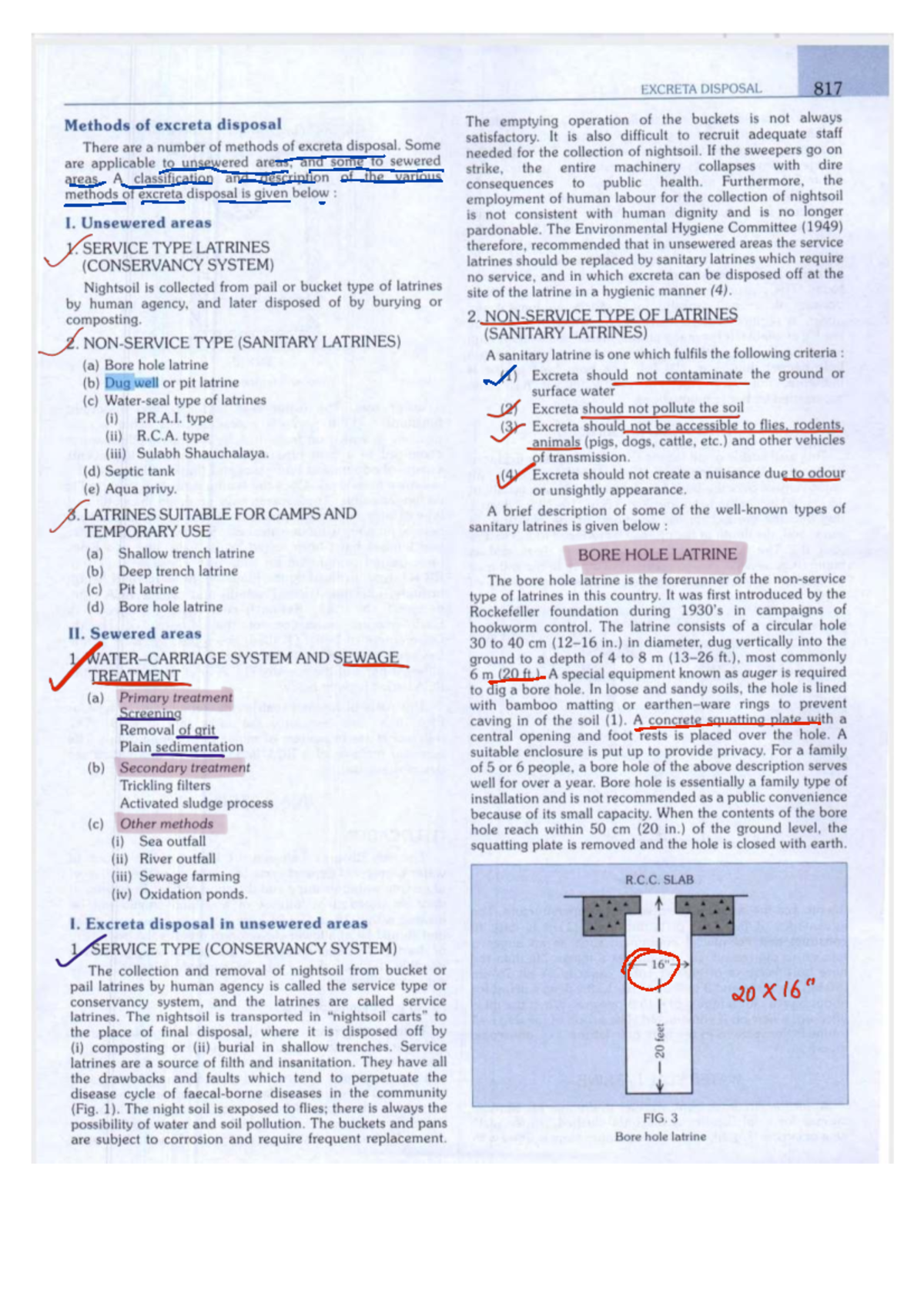 LATRINE AND EXCRETA DISPOSAL 817: Methods and Systems Explained - Studocu