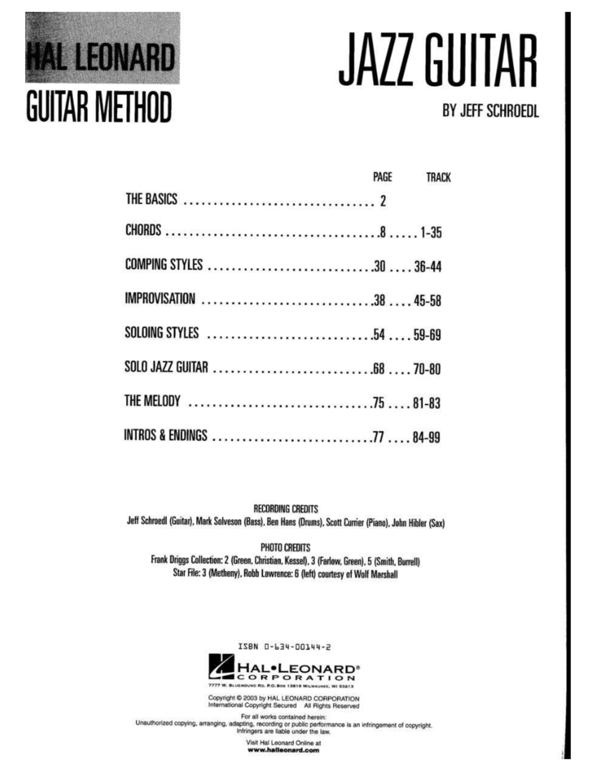 Jazz Guitar Method: The Basics, Chords, and Improvisation Techniques ...