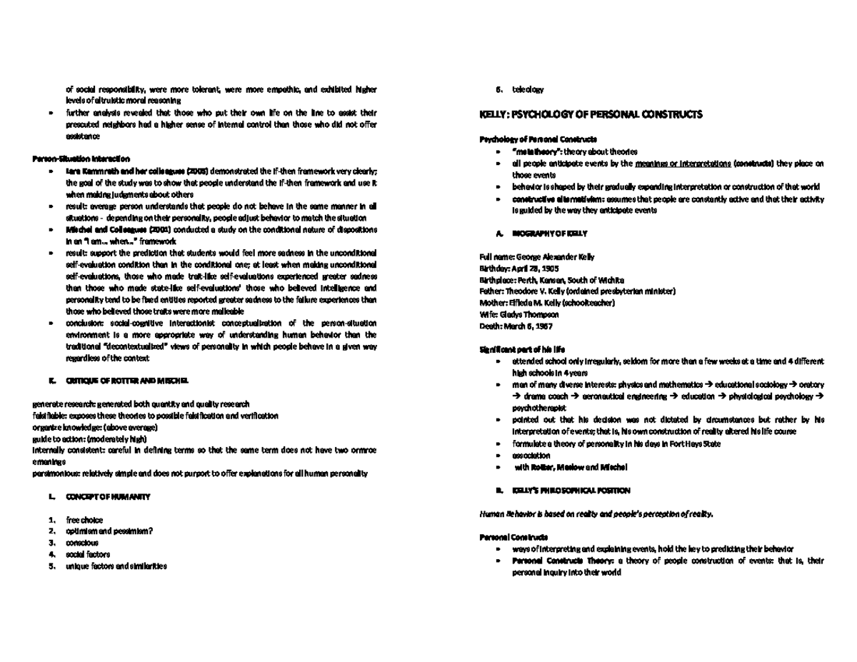 Final Exam Study Notes for Course 01ÿ304567 - Studocu