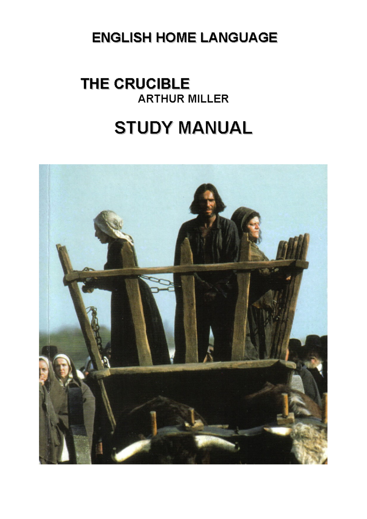 Crucible Manual - Cheat sheet - ENGLISH HOME LANGUAGEENGLISH HOME ...