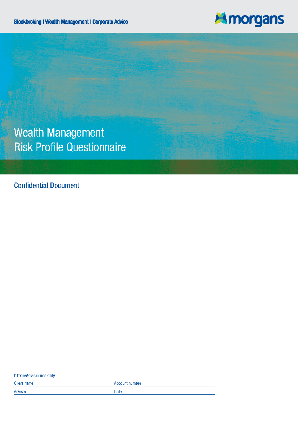 Wealth Management Risk Profile Questionnaire v3.0 - Client Assessment ...