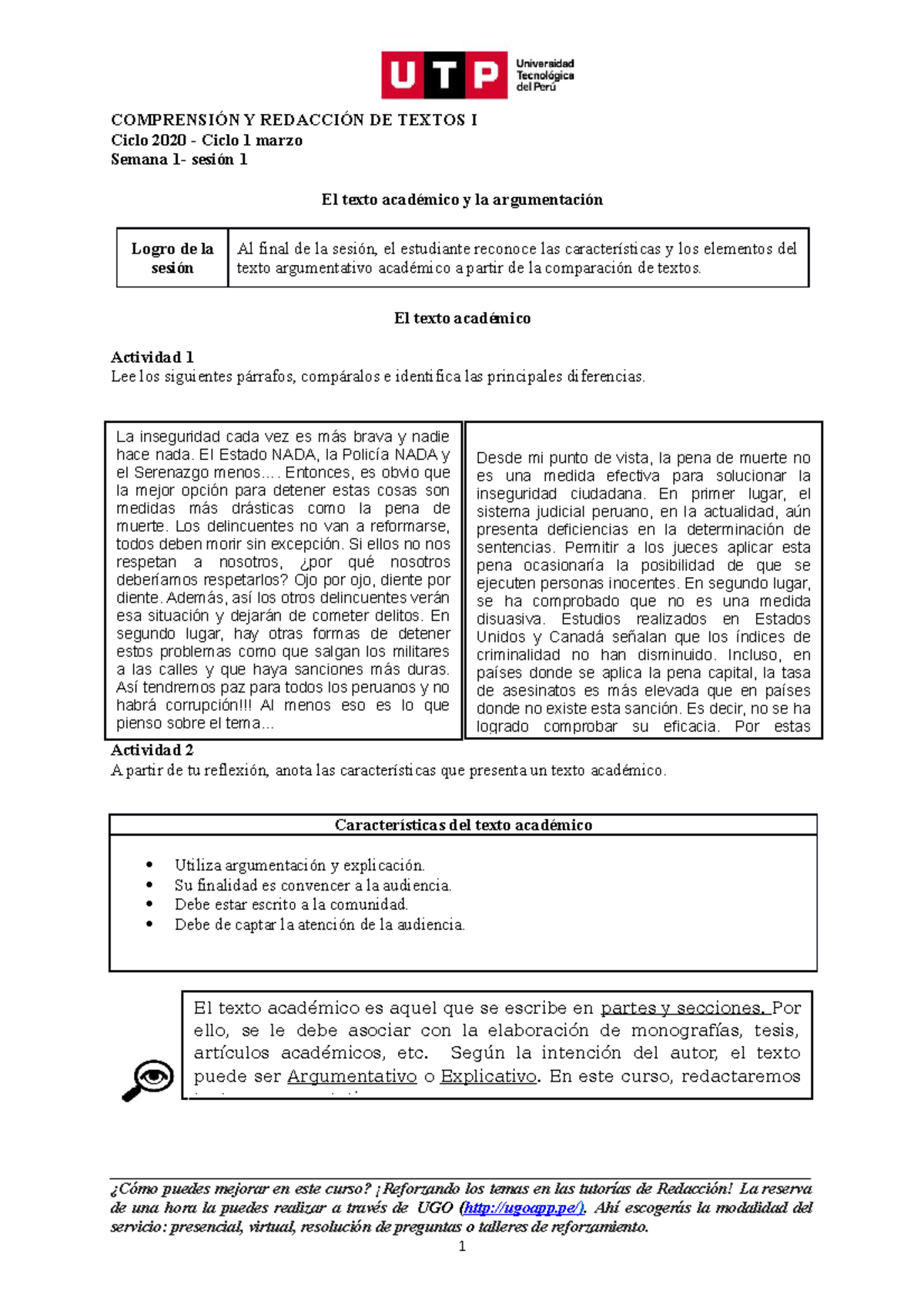 Franco ( Comprensión Y Redacción) S01 - COMPRENSIÓN Y REDACCIÓN DE ...