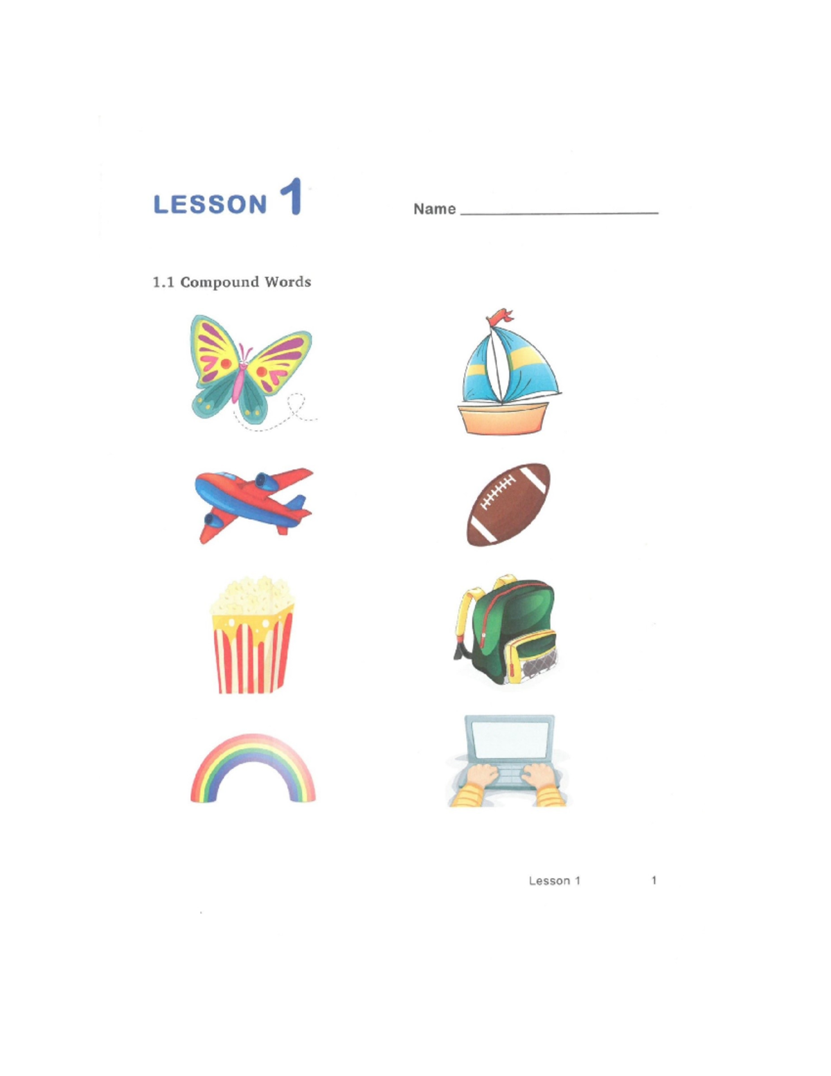 LESSON 1-8 Compound Words & Phonograms Workbook - Studocu