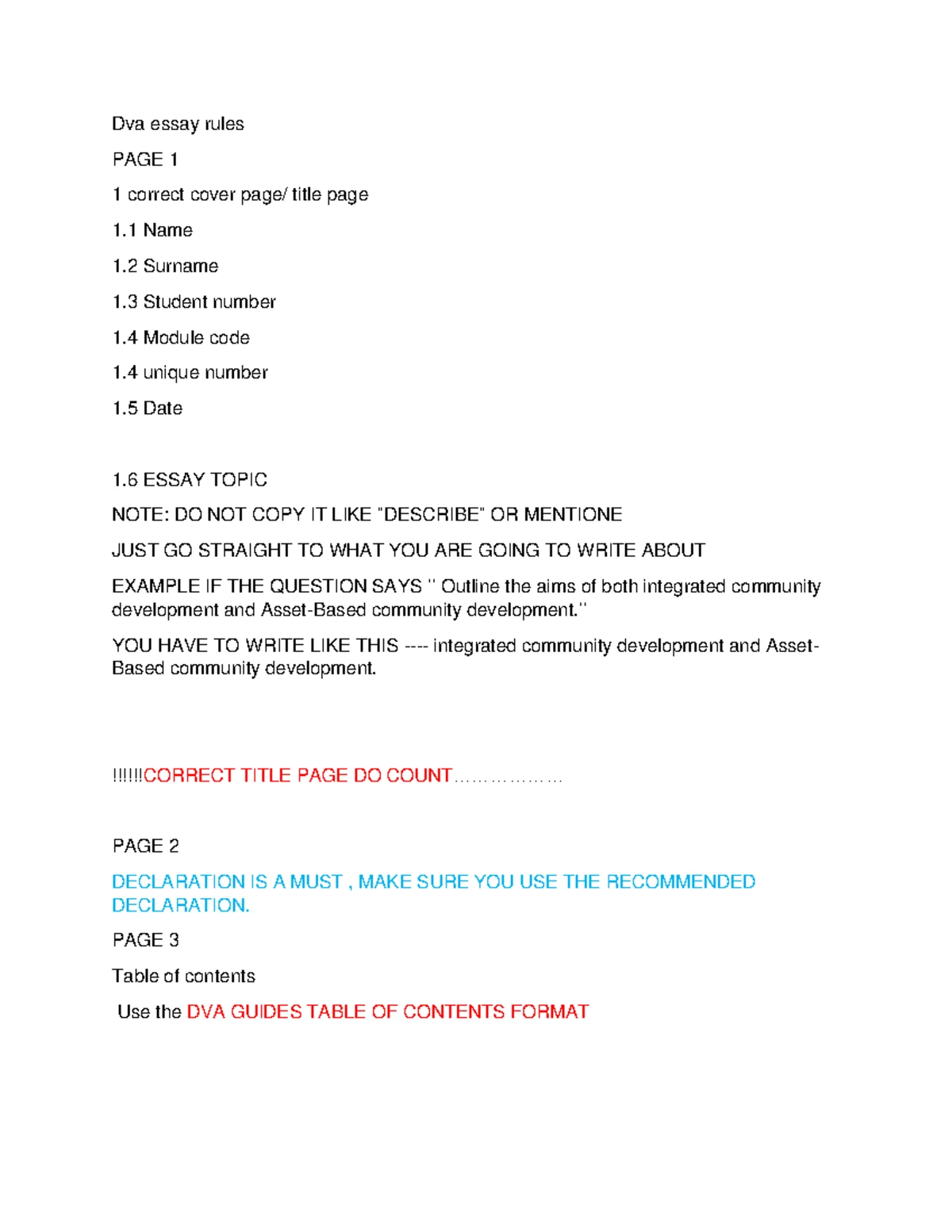 DVA2603 Lesson 1: Understanding Urbanisation and Its Impact - Studocu