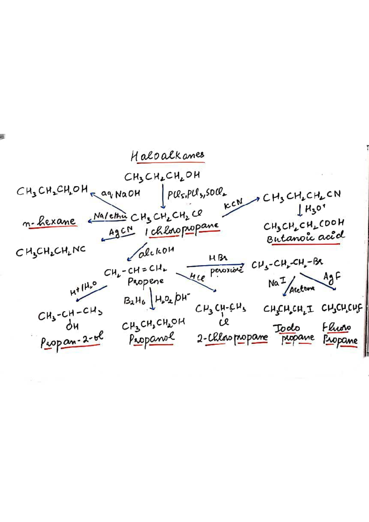 ALL RXNS FLOW Chart - Organic Reagents & Reactions Class 12 CBSE - Studocu