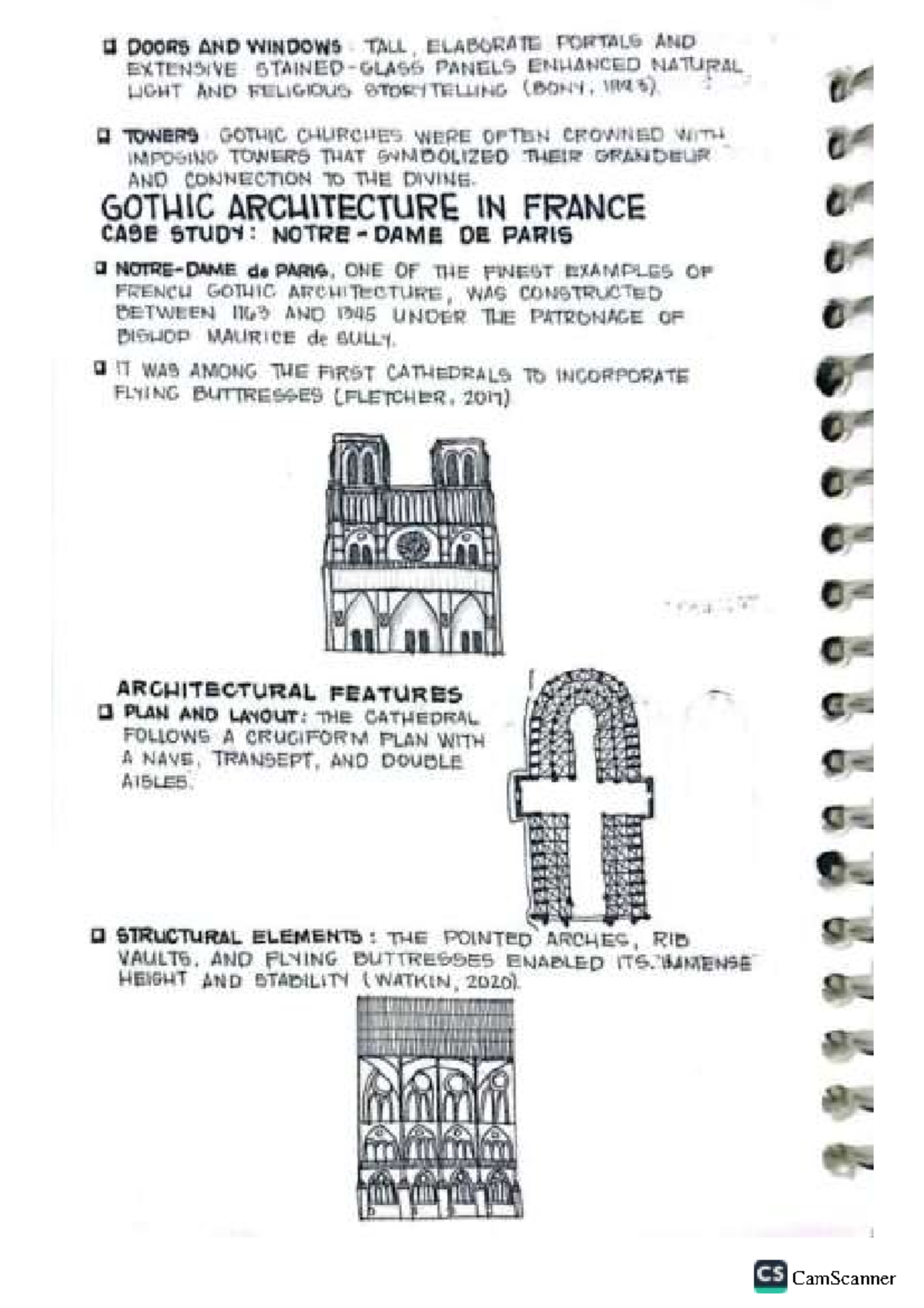 History of Architecture Notes (ARCH 101) - Gothic to Renaissance - Studocu