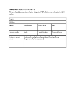 Election Application Form for SSLG - Enclosure 6. Election Application ...