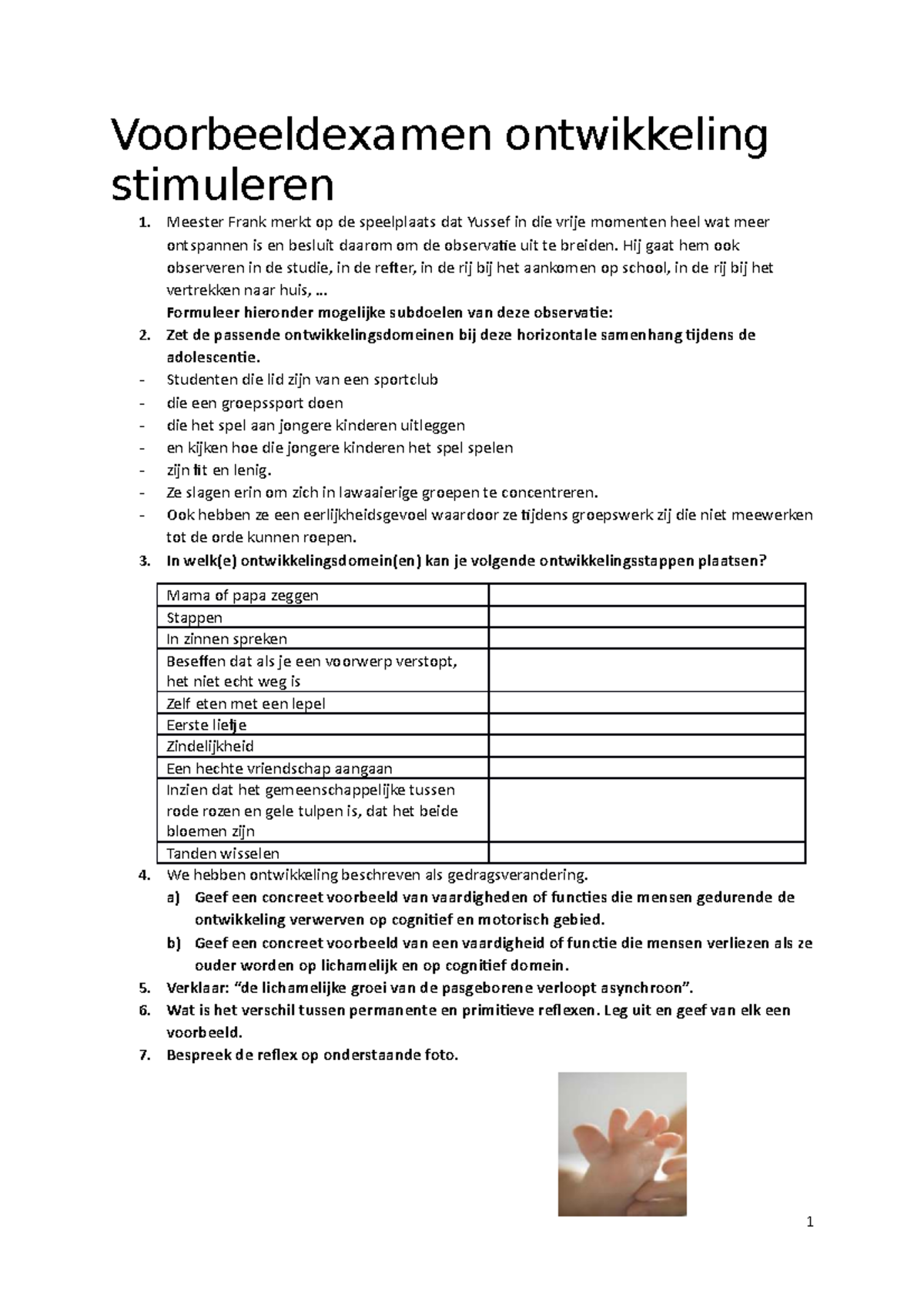 Voorbeeldexamen-ontwikkeling-stimuleren - Voorbeeldexamen ontwikkeling ...